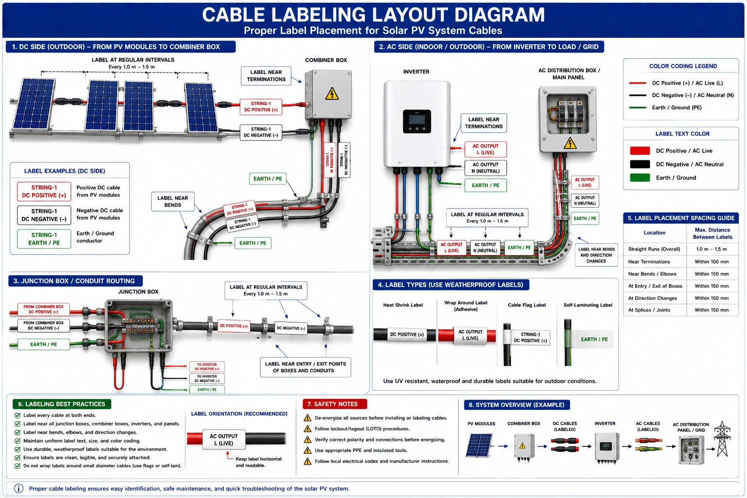 Solar PV Cable & Conduit Labeling Guide - Smart Roof Solar